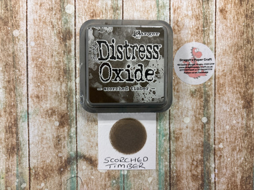 TIM HOLTZ DISTRESS OXIDE INK PAD - SCORCHED TIMBER | Dragons paper craft