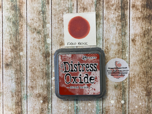 TIM HOLTZ DISTRESS OXIDE INK PAD - FIRED BRICK | Dragons paper craft
