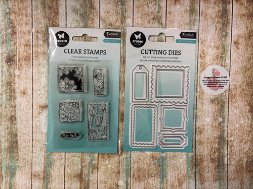 STUDIO LIGHT ESSENTIALS STAMP & DIE SET -LABEL ASSORTMENT | Dragons ...