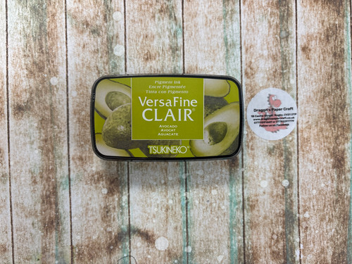 VERSAFINE CLAIR INK PAD - AVOCADO | Dragons paper craft