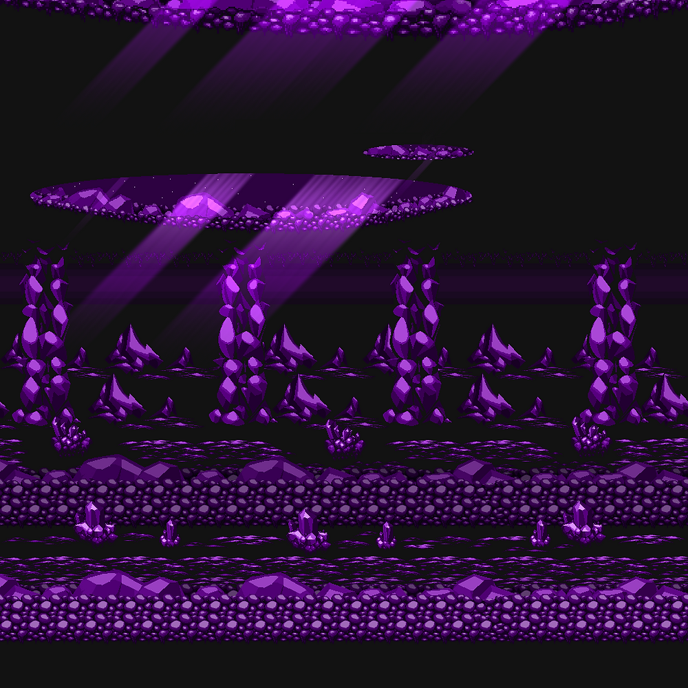 Platformer Progress - Background and Scenery Assets, Ice Land WIP and ...