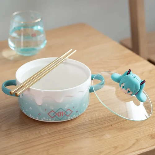 Hatsune Miku Instant Noodle Bowl - Angry Miku Face Ver. | Kiss Anime