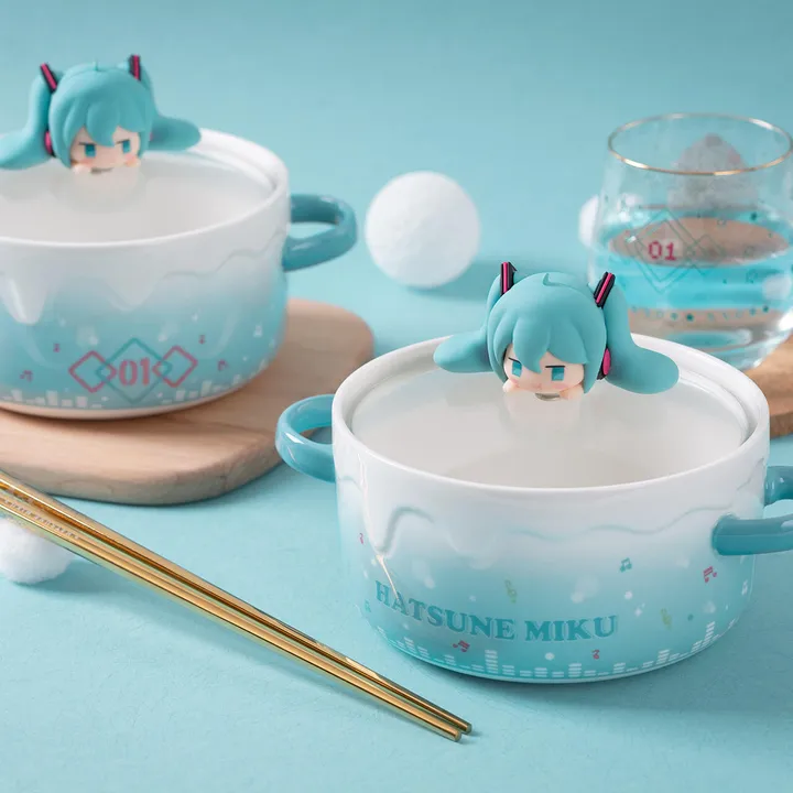 Hatsune Miku Instant Noodle Bowl - Angry Miku Face Ver. | Kiss Anime