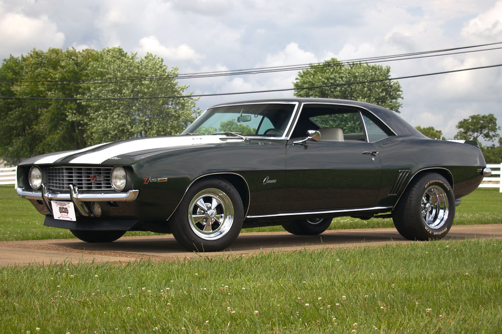1969 Chevrolet Camaro Z28 Fathom Green 5557