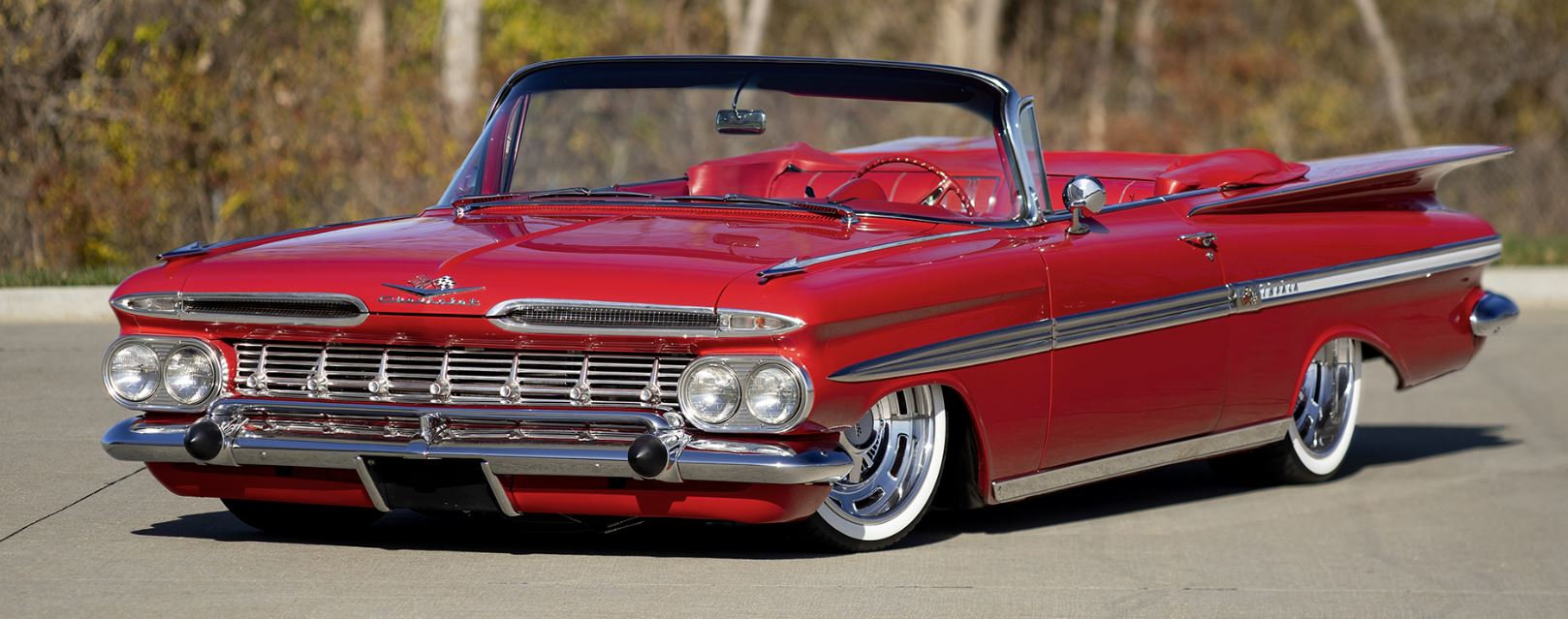 1959 Chevrolet Impala Convertible - Red 8900