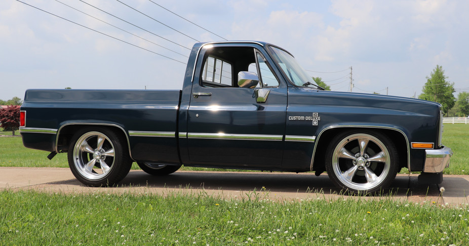 1987 Chevy Pick Up Blue | S and S Classic Cars