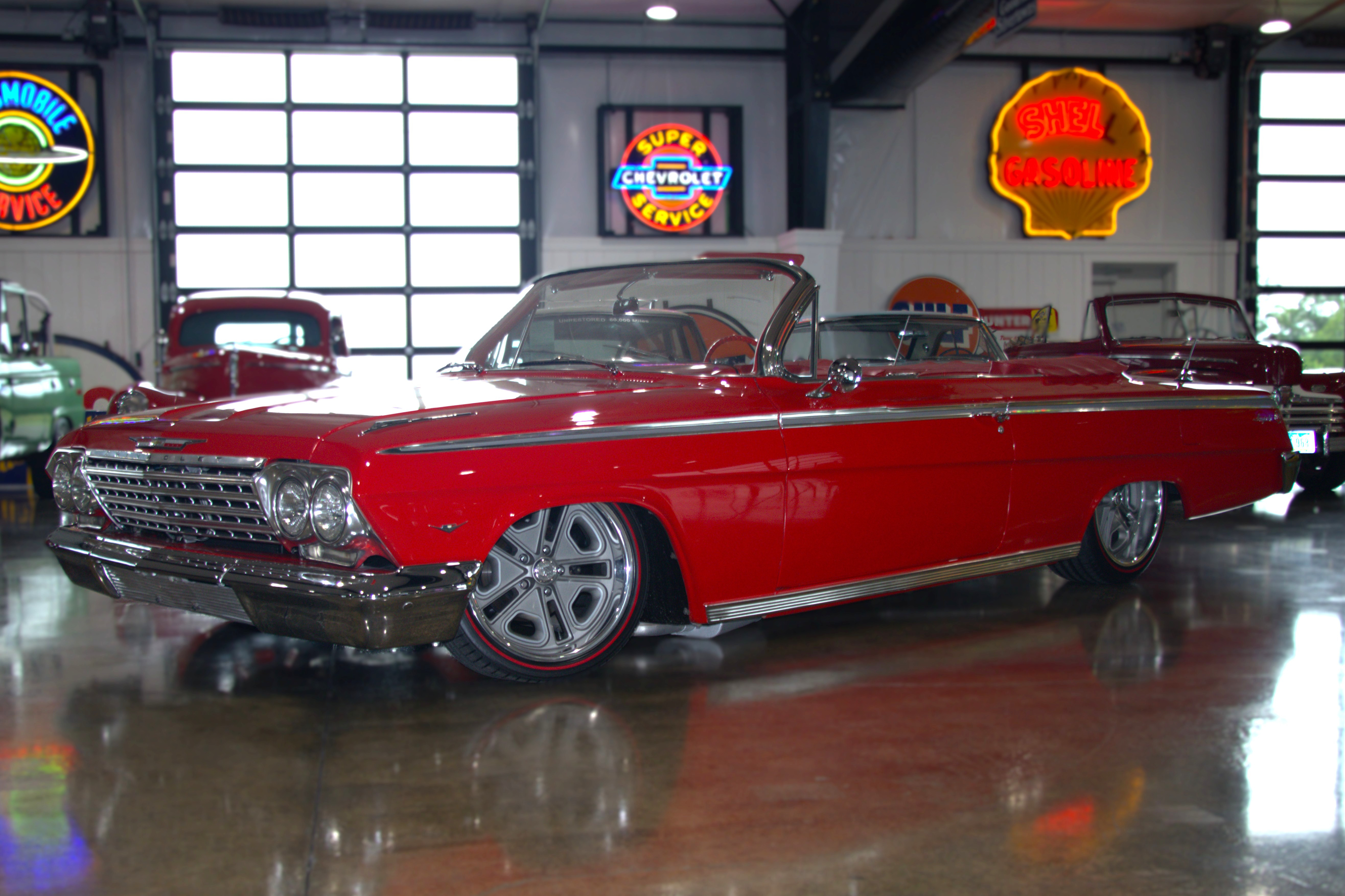 1962 Chevrolet Impala Convertible Red 5845
