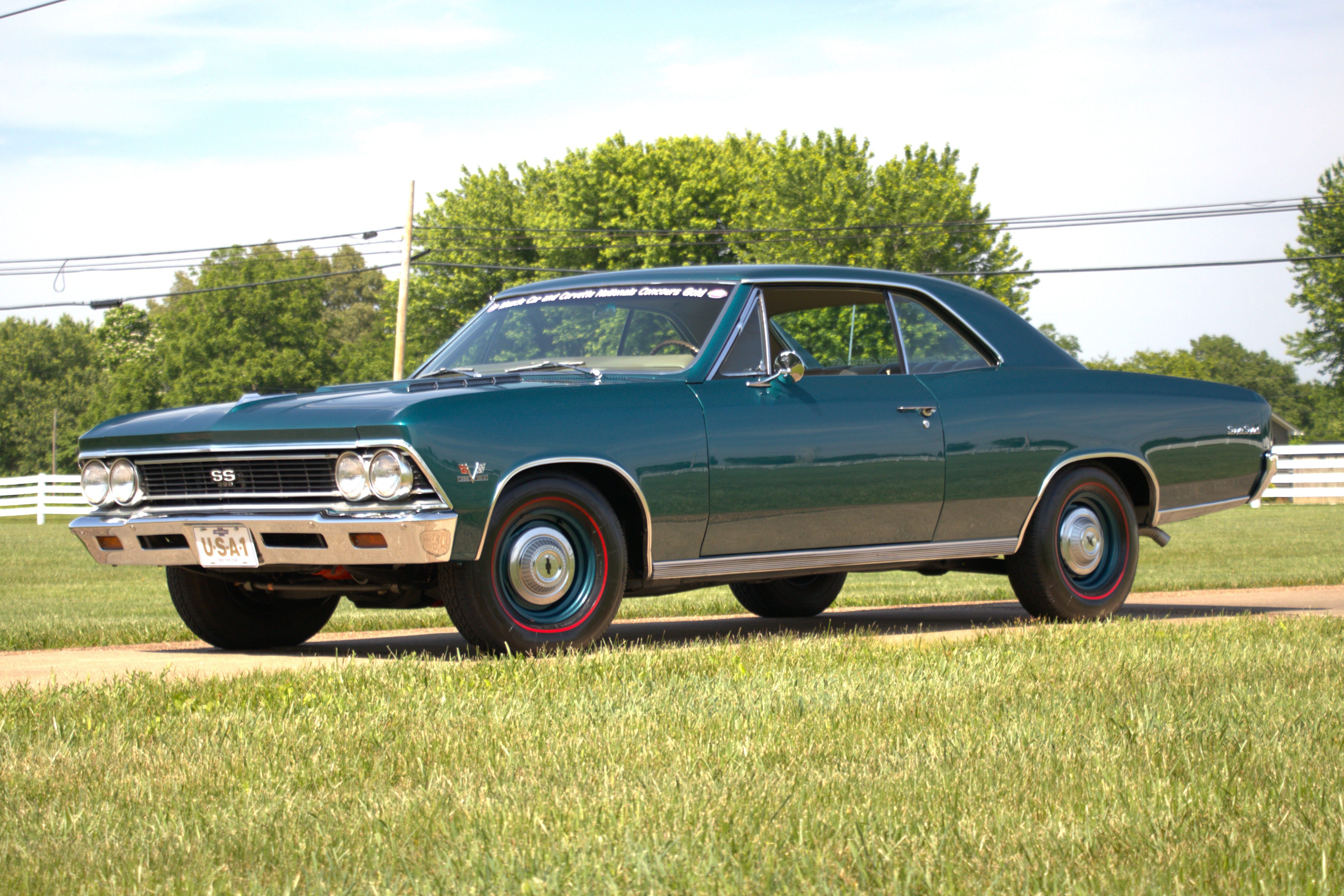 1966 Chevrolet Chevelle SS Tropic Turquoise 5636