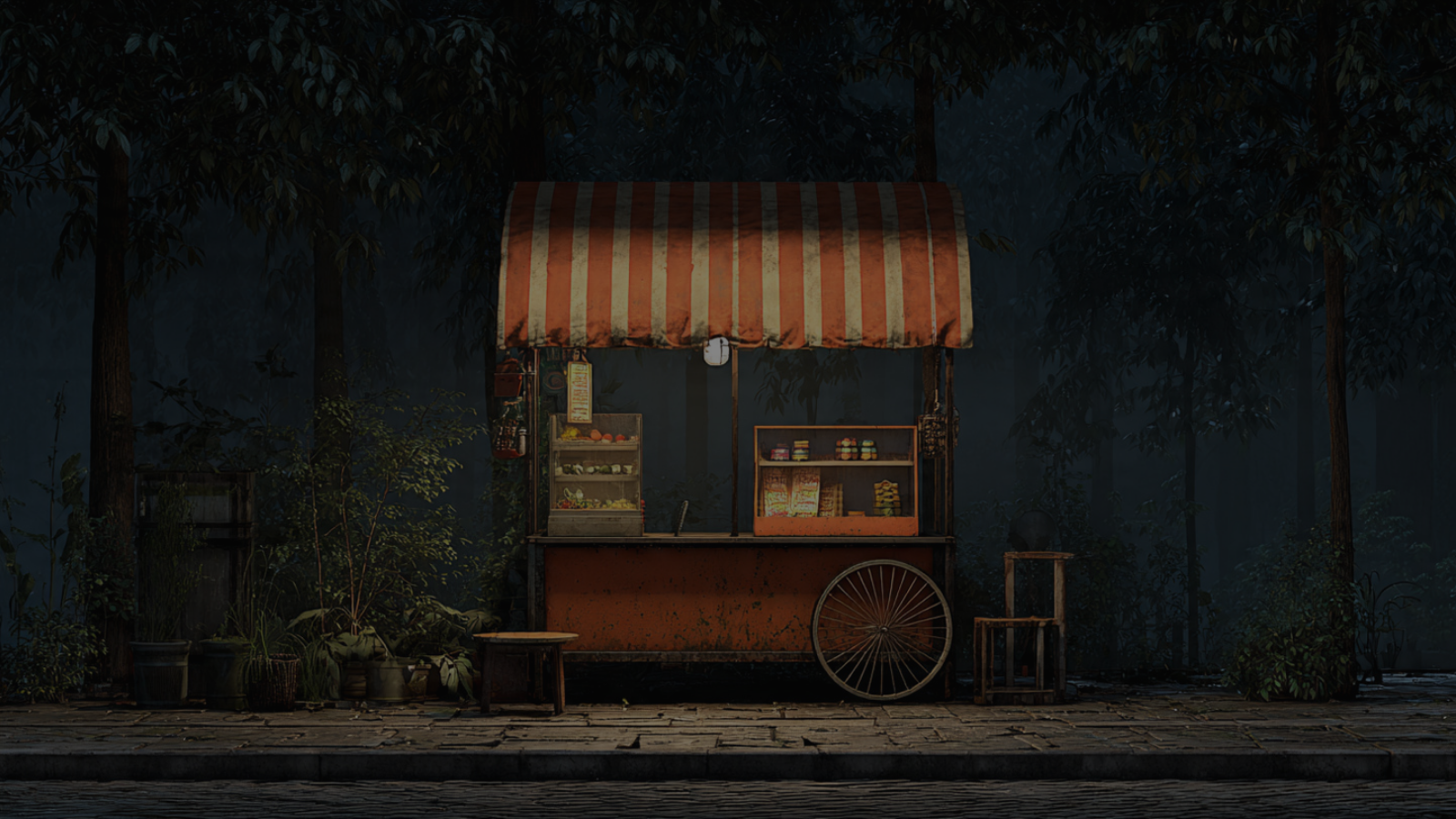 STREET VENDOR SHELTER
