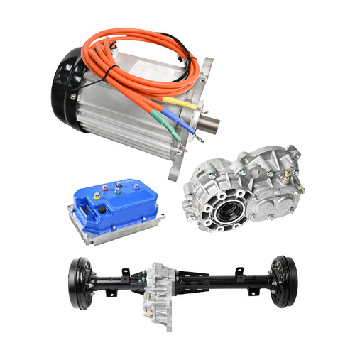 3kw Flat Wire Motor, Controller, Rear Axle, Gearbox (Speed Ratio 10:1 ...