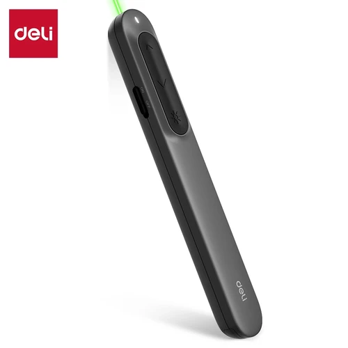 Deli Laser Pointer ES002-G Wireless Pen Presentasi (sinar warna hijau ...