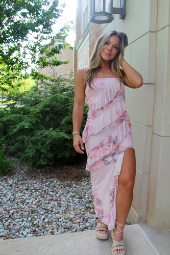 Liz Floral Maxi Dress | Thefix