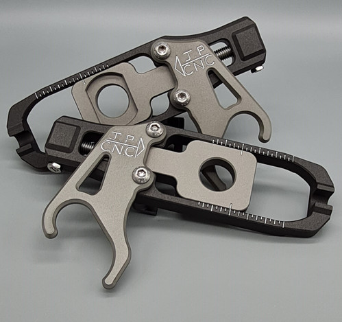 Aprilia RS660 Chain Adjuster Lifters - Gun metal | J.P C.N.C