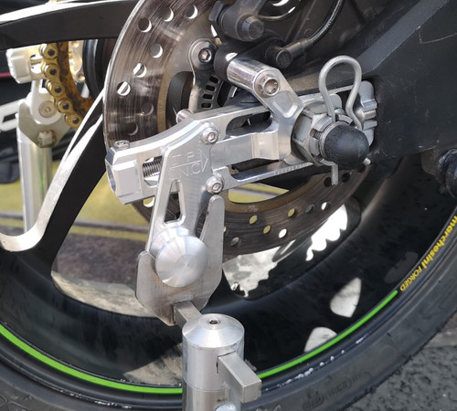 Kawasaki ZX10 Gen 4 Chain Adjuster Lifters - plain aluminum | J.P C.N.C