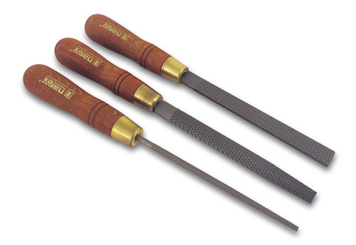 Narex, 3 Piece Set Round Rattail, Half Round and Rectangular 150 mm ...