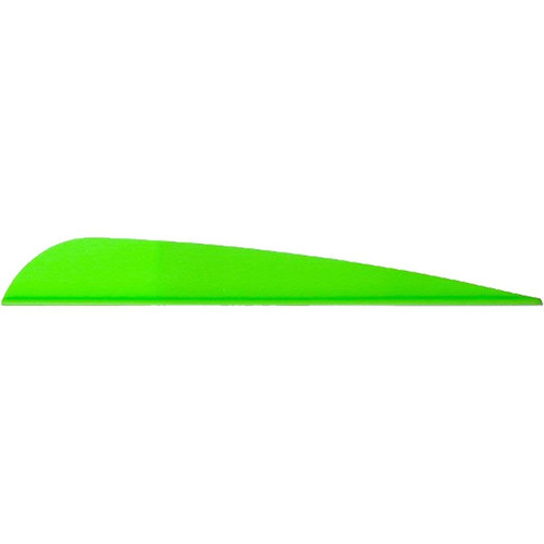 AAE Cavalier TRAD40BG50 Trad Bright Green 4" Archery Arrow Vane 50 Pack ...