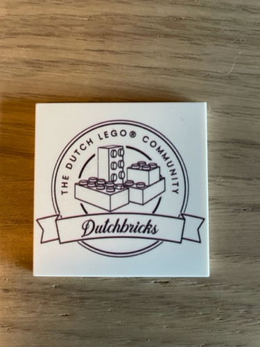 Tile 6x6 incl. Dutchbricks Logo | Dutchbricks