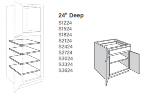 Full Depth Shelf Option | 11 Woods & Stone