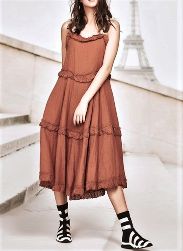 Cooper Ruff Hem Up Dress sz 10 | What Lola Wants