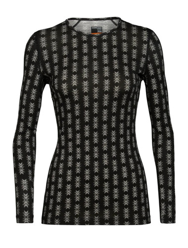 Icebreaker Oasis Snow Heritage Top sz 12 | What Lola Wants