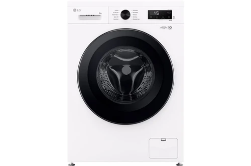 LG Direct Drive 8kg 1400spin Washing Machine - White | Premier Electrical