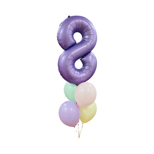 Number balloon with 4 Balloons | Float