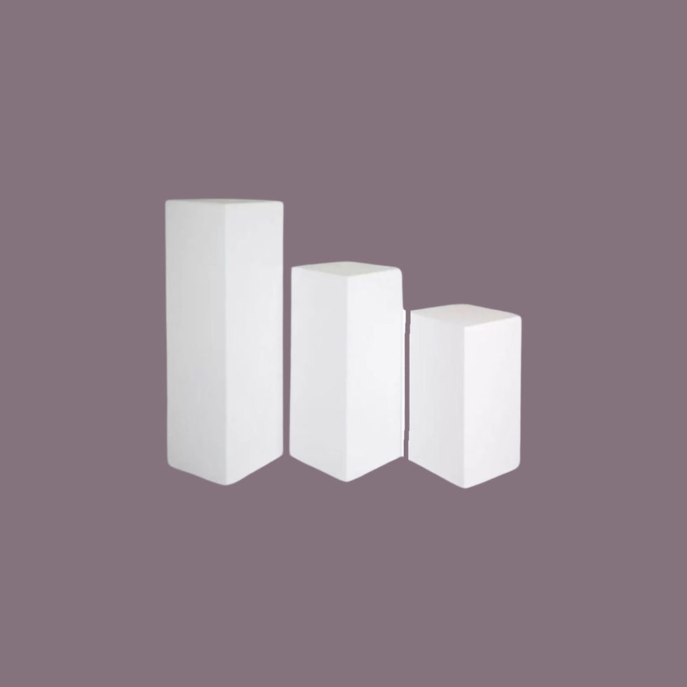 White Square Plinth for hire | Float