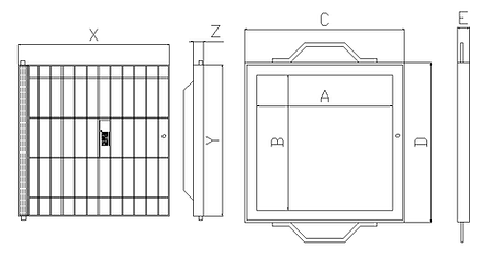 Hinged and Lockable Grates & Frames | Premium Grating Pty Ltd