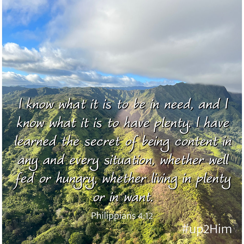 Living with Contentment