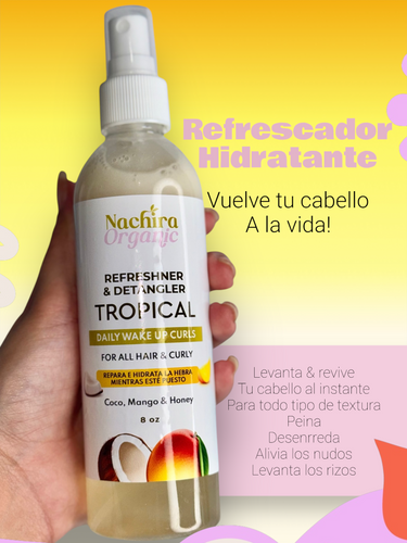 REFRESCADOR LIQUIDO DESENRREDANTE PARA RIZOS | Nachira Organic