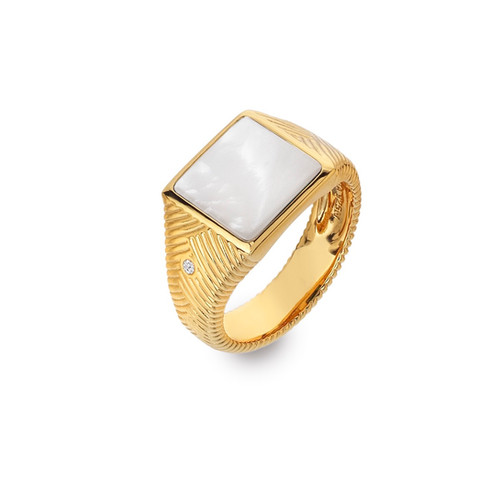 Calm Pearl Signet Ring | 202 Jewellery
