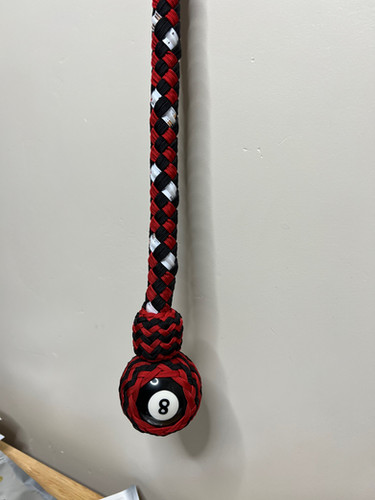 ⭐ Night Rain — Twisted Grip LED Whip with your choice of pool ball or ...