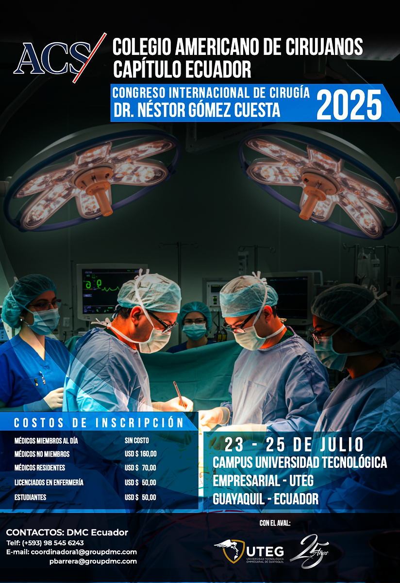 Congreso Internacional de Cirugía "Dr. Néstor Gómez Cuesta" 2025 | Dmc Congresos