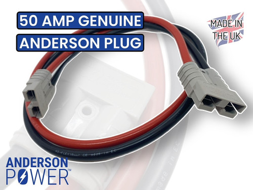 50 Amp 16mm² Extension Lead - SB050 Grey Anderson Plugs - Multiple ...