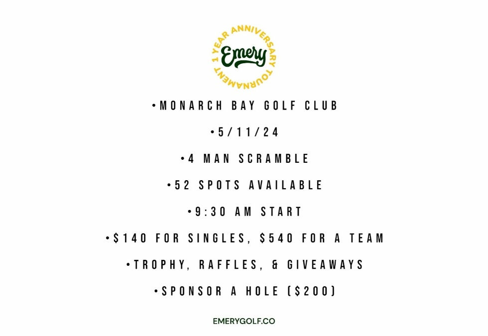 Emery Golf | Emery Golf