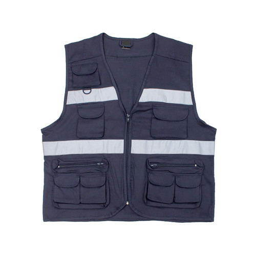 COLETE MULTIBOLSOS AZUL | Bricomat