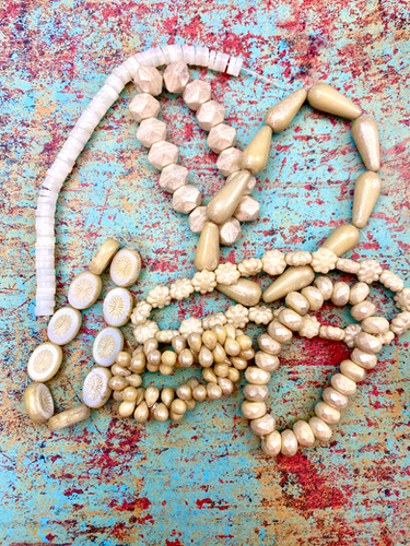 Curated Ivory Bead Collection | Jill MacKay Website