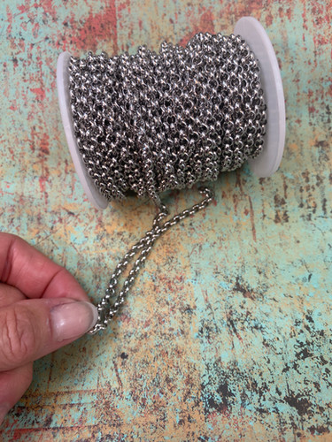 Stainless Steel 4mm Cable Chain | Jill MacKay Website