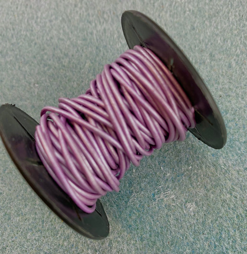 1.5mm Metallic Light Purple Leather cord (1 foot) | Jill MacKay Website