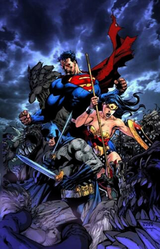 Jim Lee ICONS OF THE DCU Poster | The Experience