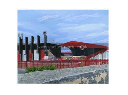 Painting of Bramall Lane- Sheffield United. Limited edition prints ...