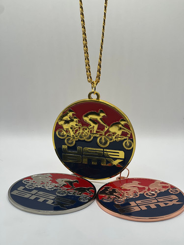 USA BMX DOUBLE POINT AWARD MEDAL SET | Stay Rad Awards
