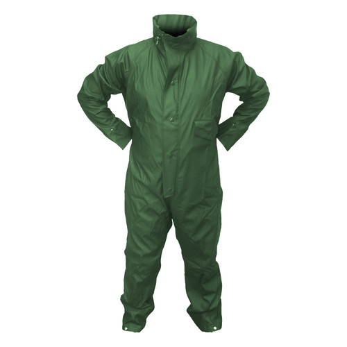 Premium Rain Green Coveralls (Small) | Fastline Group Trade