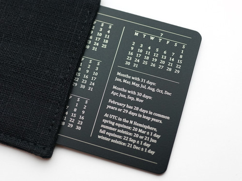 The Centurial Calendar Card | Minute Objects