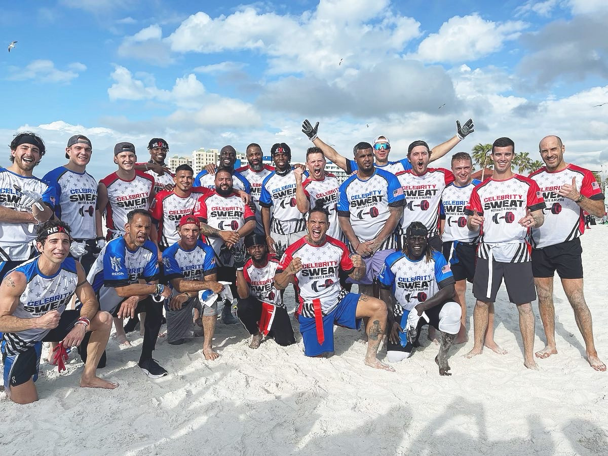 CELEBRITY FLAG FOOTBALL | Celebrity Sweat