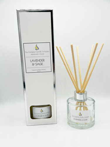 Lavander & Sage reed diffuser | Compton Candle Co.