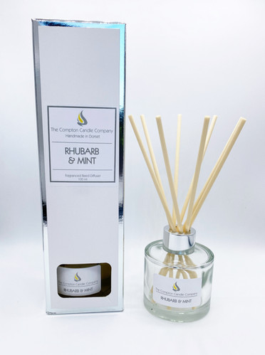 Rhubarb & Mint reed diffuser | Compton Candle Co.