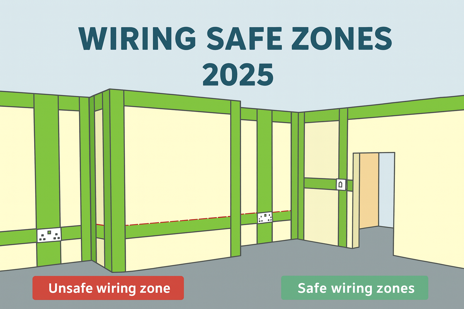 What are Wiring Safe Zones | Electraguard Uk