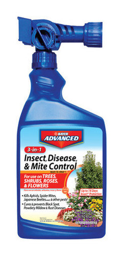 Bayer Advanced 32 Oz 3-in-1 Insect Disease & Mite Control Hose End ...