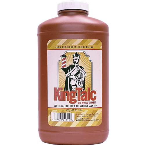 King Research Barbicide King Talc Powder 9 oz | Clipper Depot